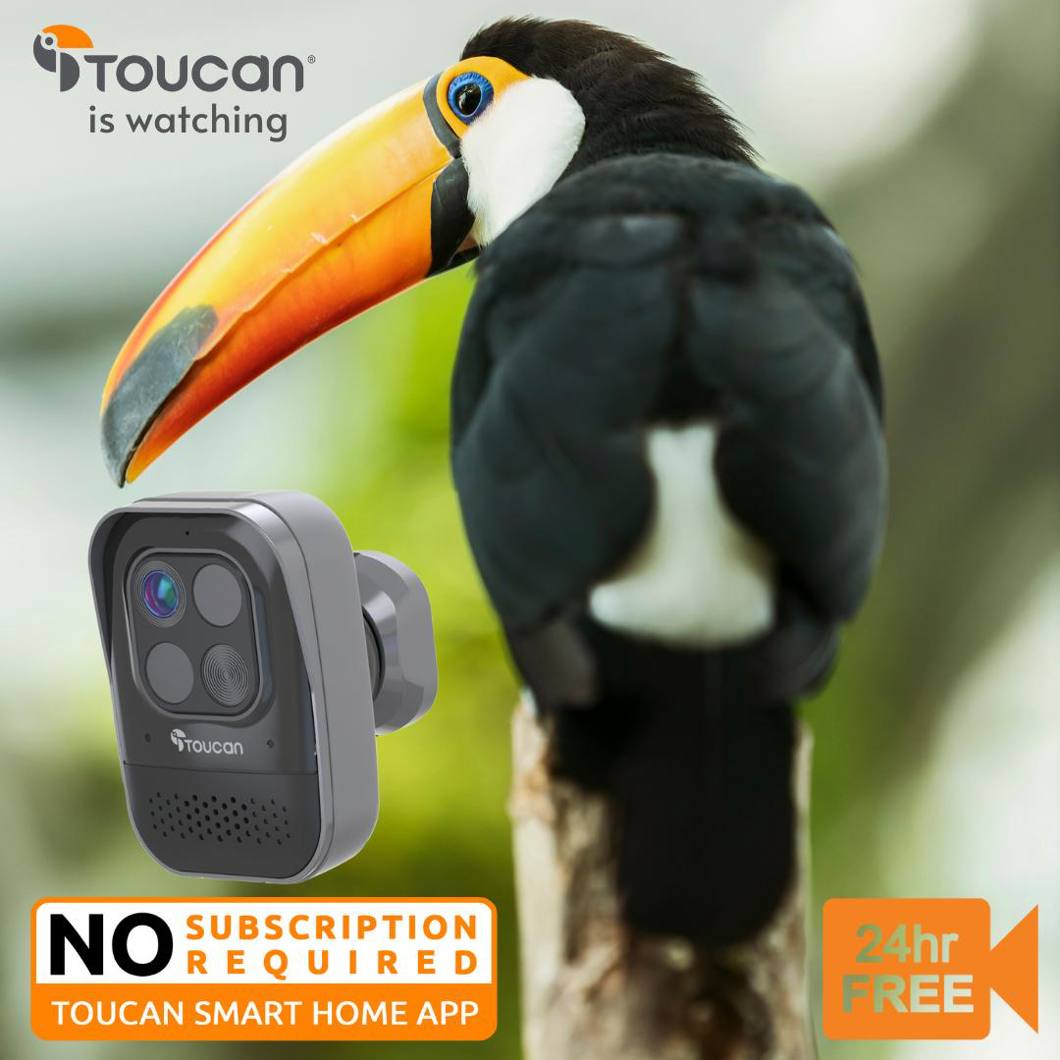 Toucan Security Light Camera w. Radar motion detection