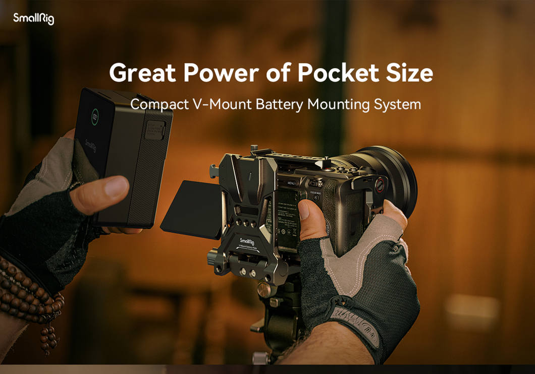 SmallRig 4064 Compact V-Mount Battery Mounting System