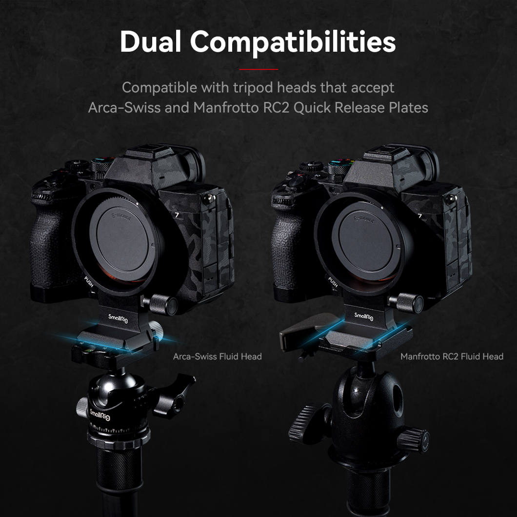 SmallRig 4148 Rotatable Horizontal-to-Vertical Mount Plate Kit for Sony ...