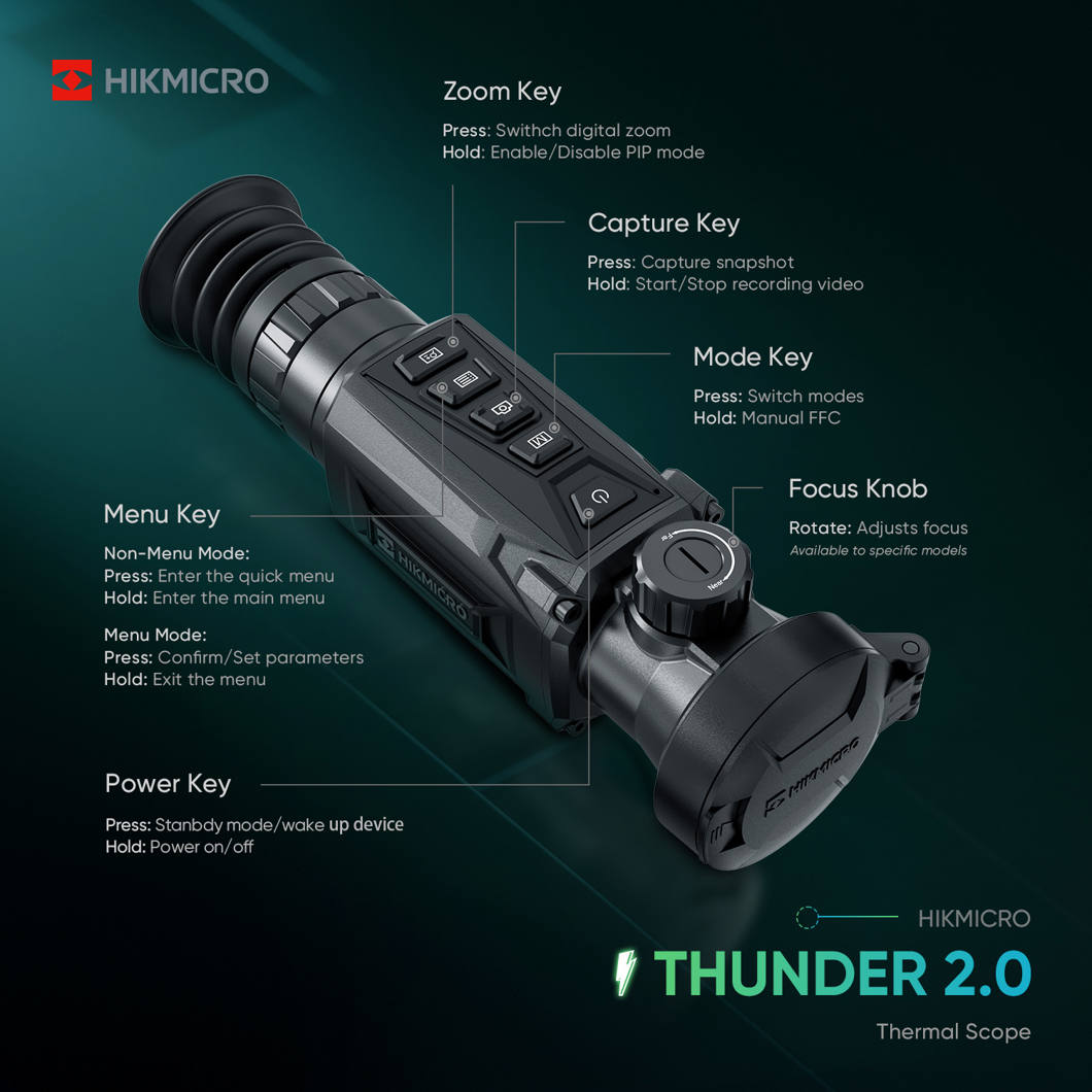 HIKMICRO Thunder 2.0 TE25 Thermal Scope
