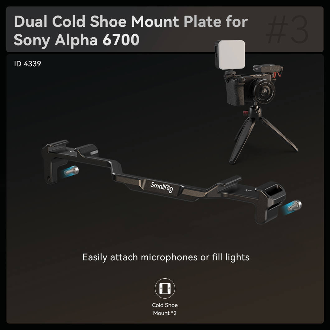 SmallRig 4338 Baseplate for Sony A6700