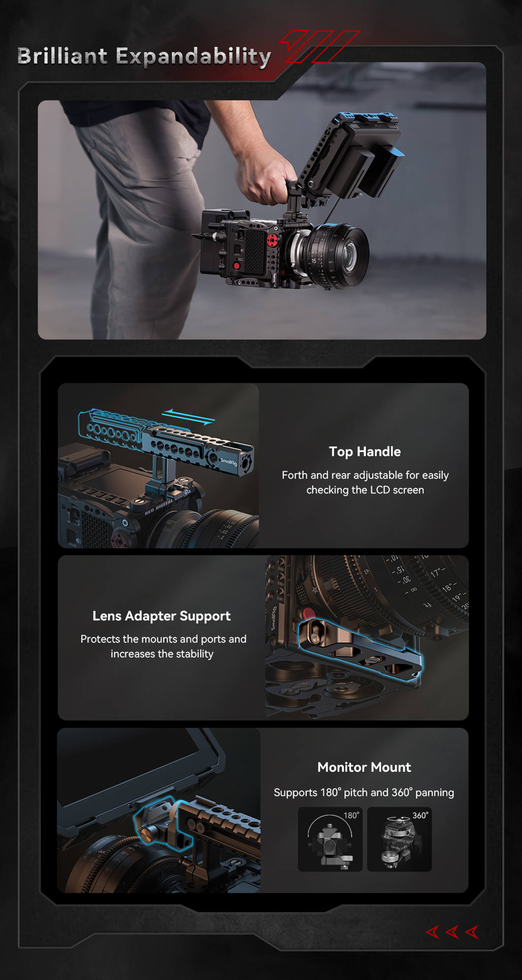 SmallRig 4110 Cage Kit Basic for RED Komodo / Komodo-X