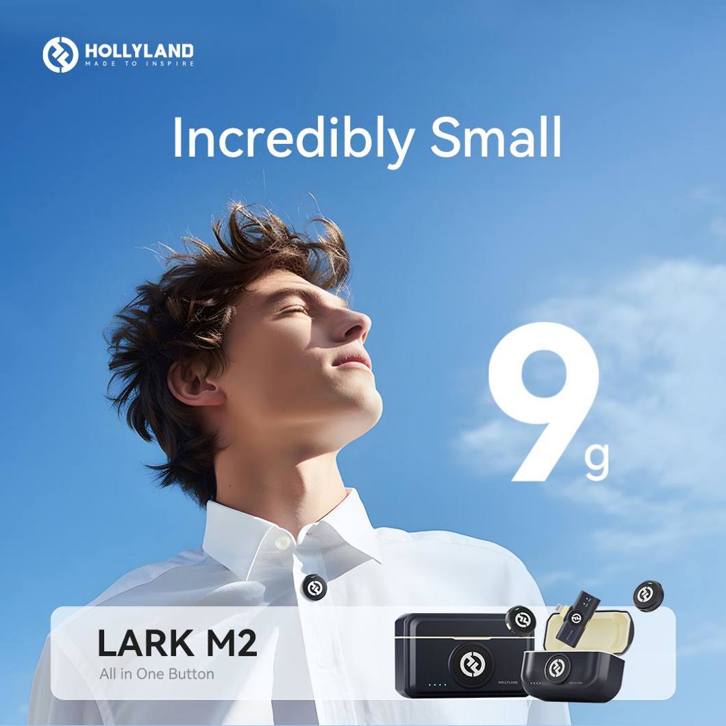 Hollyland Lark M2 USB-C - Wireless Lavalier Microphone with USB-CPlug ...