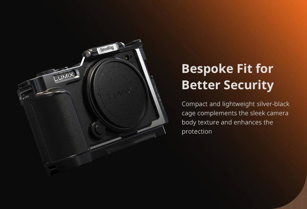 SmallRig 4703 Leather Half case for Panasonic Lumix S9