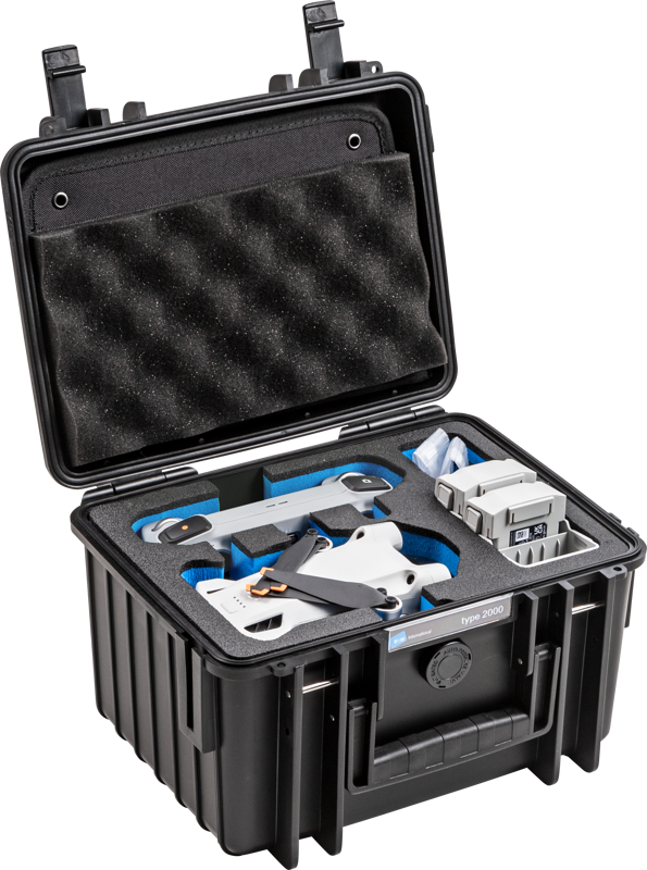 B&W Outdoor Cases BW Outdoor Cases Type 2000 for DJI Mini3 PRO, DJI RC ...